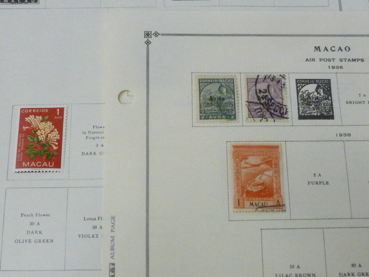 Yahoo!オークション - 25F S マカオ切手 1898-1953年 普通・記念 計43...