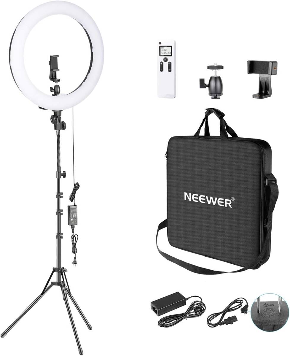 Yahoo!オークション - 美品 開封のみ Neewer アップグレード18インチLE...