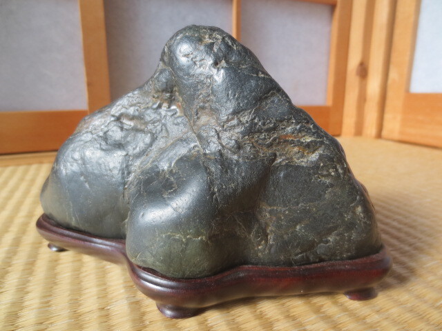 Yahoo!オークション - 【艸】 TK/050 北上川石 遠山川 ウブ石 箱付き ...