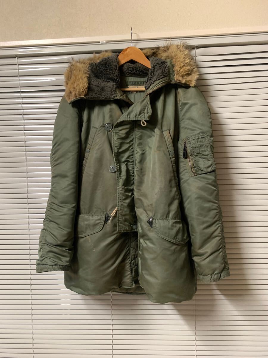 Yahoo!オークション - 60s 米軍実物 N-3B coyote M ミリタリー フライ...