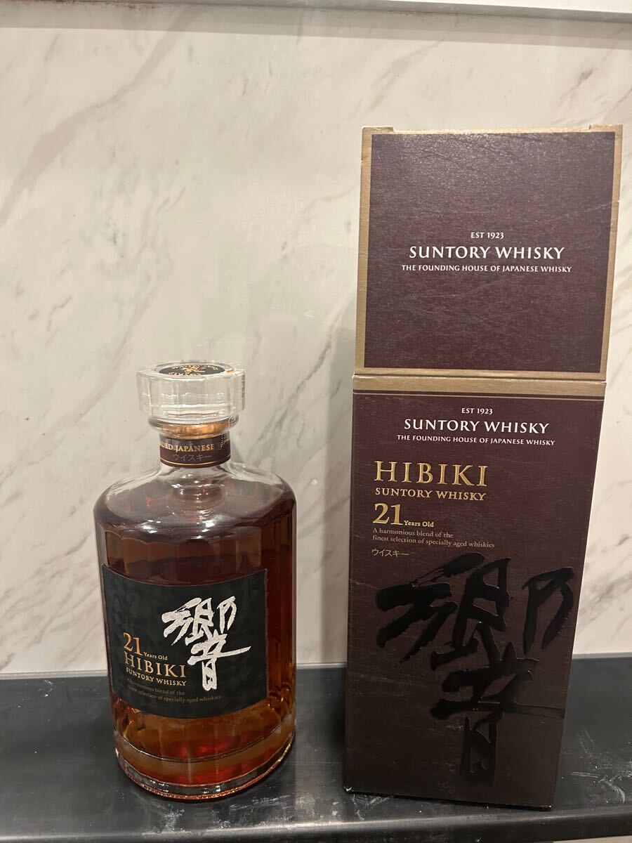 Yahoo!オークション - SUNTORY サントリー 響21年 ウイスキー 700ml箱...