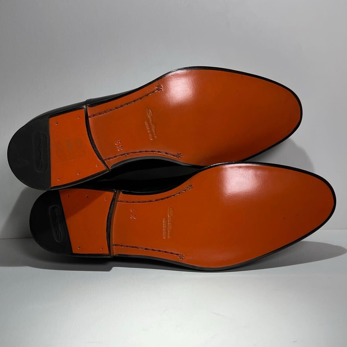 Yahoo!オークション - 新品UK5.5/US6.5サントーニ レザーシューズ 内羽...