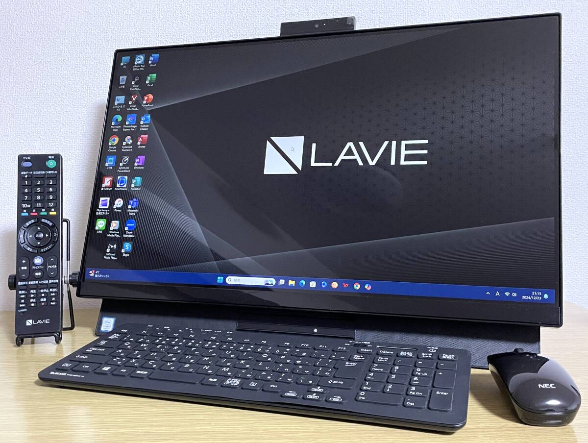 NEC LAVIE Desk All-in-one PC-DA770MAB/新 SSD 1TB + HDD 3TB/Core i7-8565U/Win 11 Pro/Office/メモリ ...