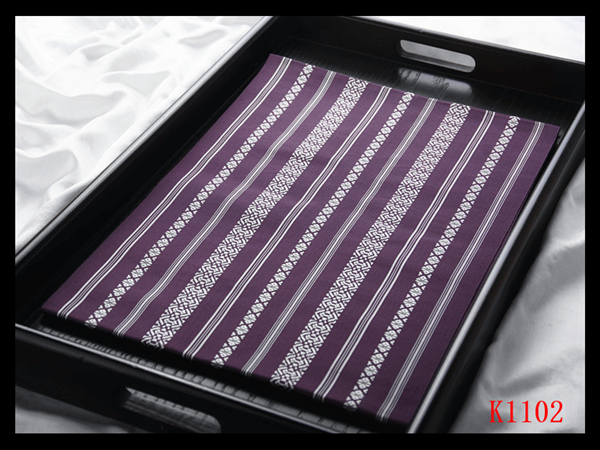 Yahoo!オークション - K1102厳選逸品 本場筑前博多織 献上柄 古代紫色...