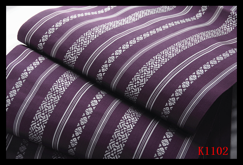 Yahoo!オークション - K1102厳選逸品 本場筑前博多織 献上柄 古代紫色...