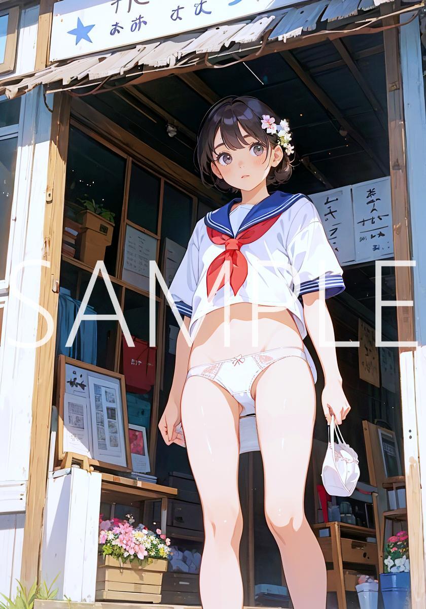 A6860 一点物 アートイラスト AI 美女 美少女 ポスター 2次元 アニメ 高画質 同人 漫画 美乳 美尻 制服 下着 写真光沢紙 A4サイズ(コミック、アニメグッズ)｜売買された ...