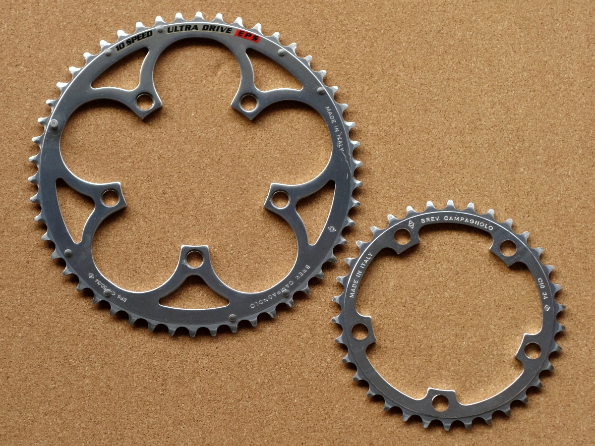 Yahoo!オークション - CAMPAGNOLO 10SPEED ULTRA DRIVE EPS 50x34 中...