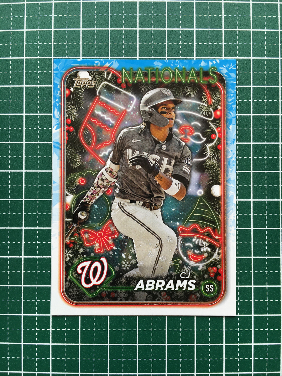 Yahoo!オークション - TOPPS MLB 2024 HOLIDAY #H47 CJ ABRAMS[WASHI...