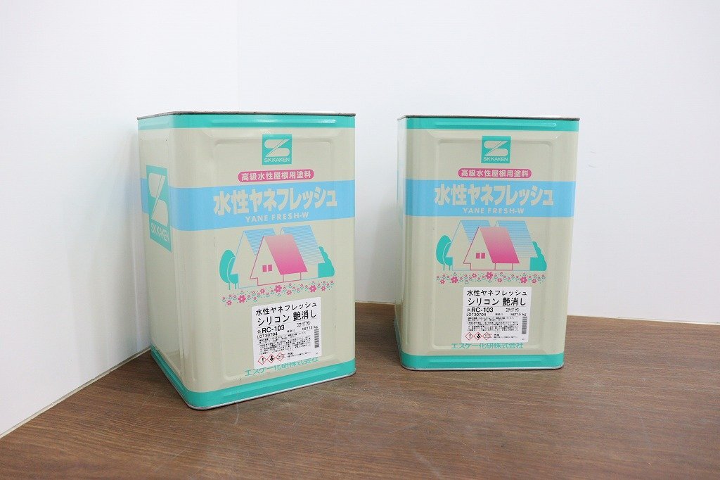 Yahoo!オークション - 新品 J1847 SK KAKEN 水性ヤネフレッシュ シリコ...