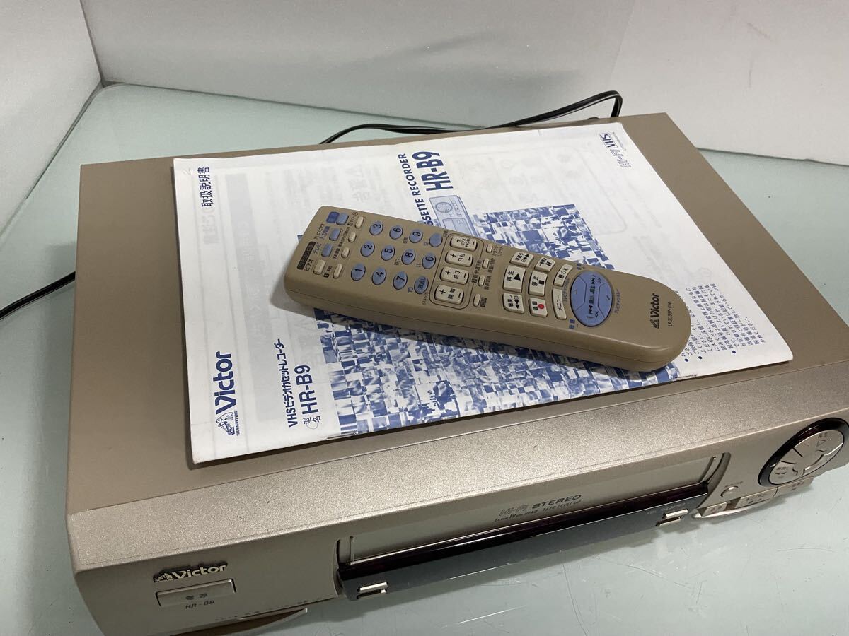 Yahoo!オークション - ビクター ビデオカセットレコーダー HR－B9 リモ...