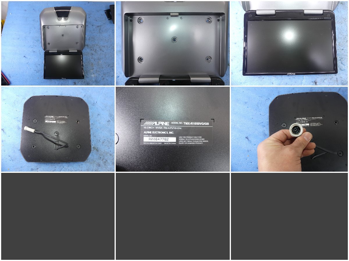 Yahoo!オークション - A7401 E ALPINE アルパイン フリップダウン 後席...