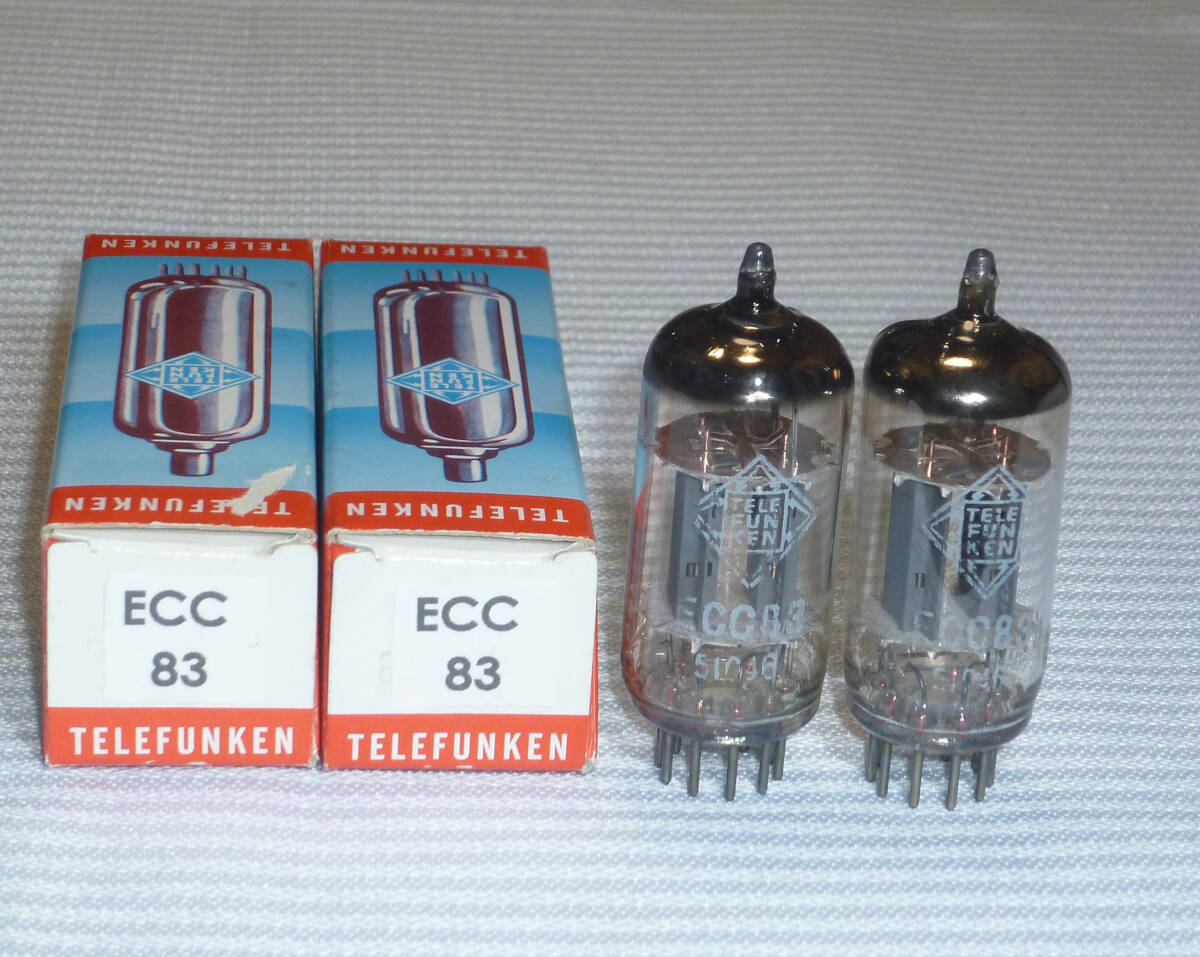 Yahoo!オークション - TELEFUNKEN ECC83 / 12AX7 元箱付 2本