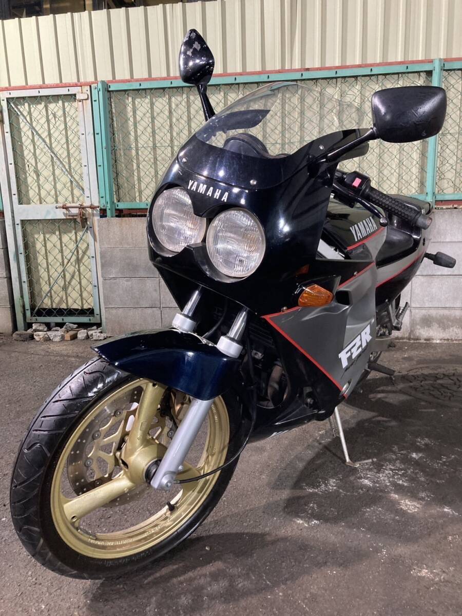 Yahoo!オークション - ヤマハ FZR250 2KR 20340㎞ エンジン実働 通勤・...