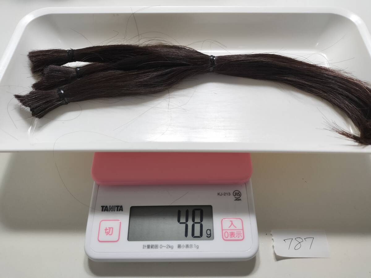 Yahoo!オークション - 30代 約30cm 約48g 髪束 髪の毛【a-787】