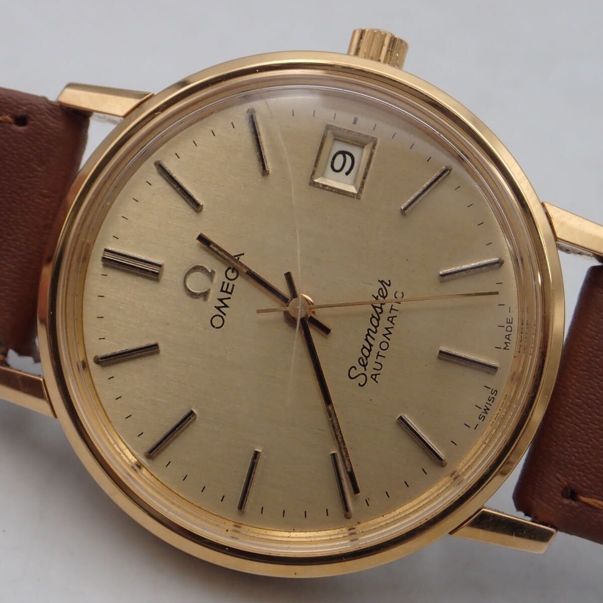 Yahoo!オークション - A/え10086/OMEGA オメガ/シーマスター/自動巻/メ...