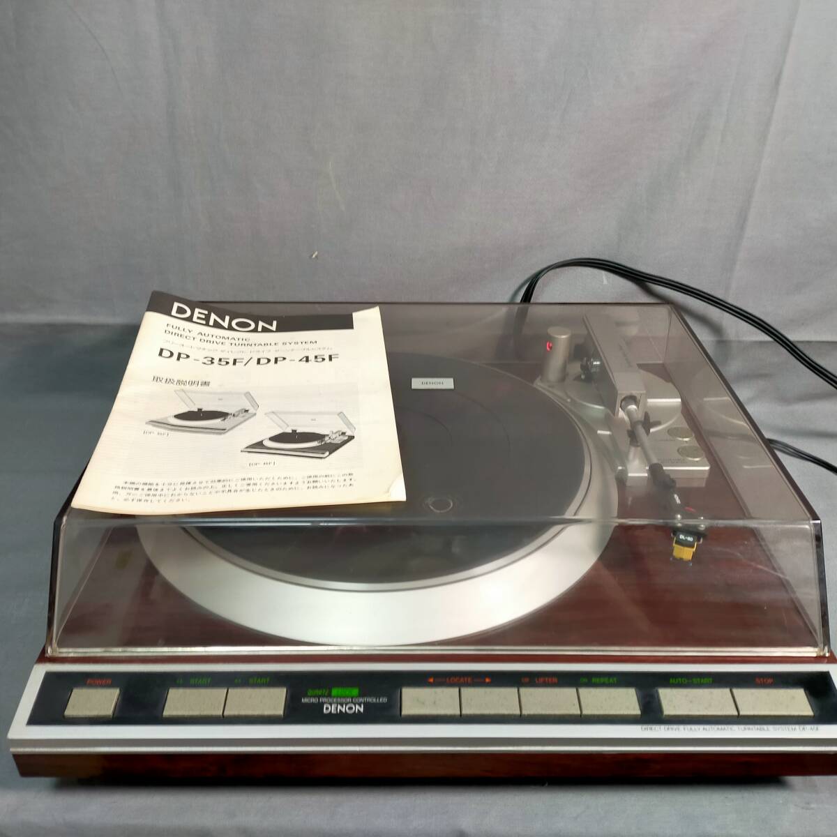 日本代購代標第一品牌【樂淘letao】－ 12/6 281105 DENON デノン DP-45F フルオートプレイヤー ターンテーブル オーディオ機器 通電確認済 現状品