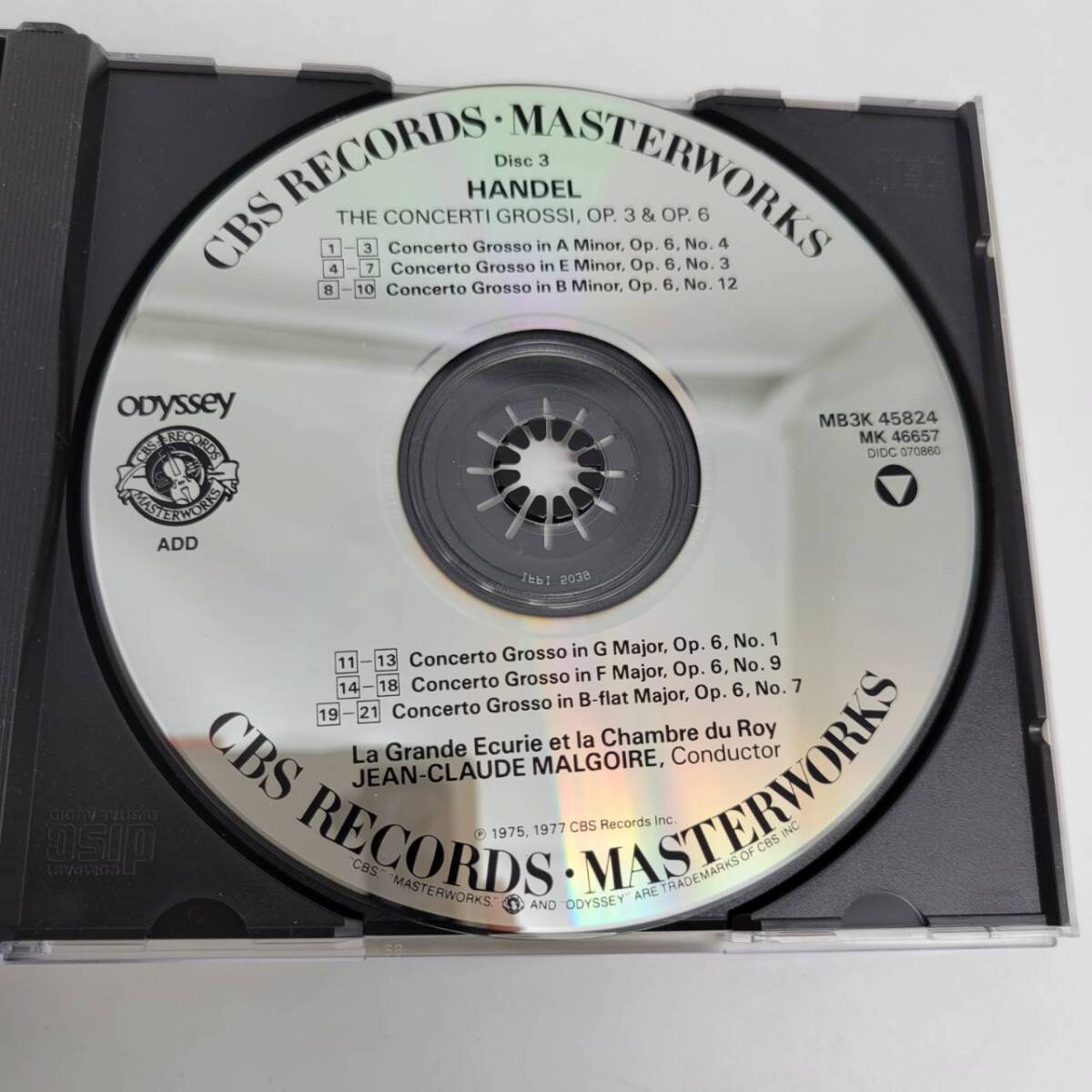 Yahoo!オークション - ⑩ HANDEL / THE CONCERTI GROSSI OPP. 3 & 6