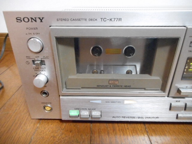 Yahoo!オークション - SONY ソニー TC-K77R カセットデッキ JUNK