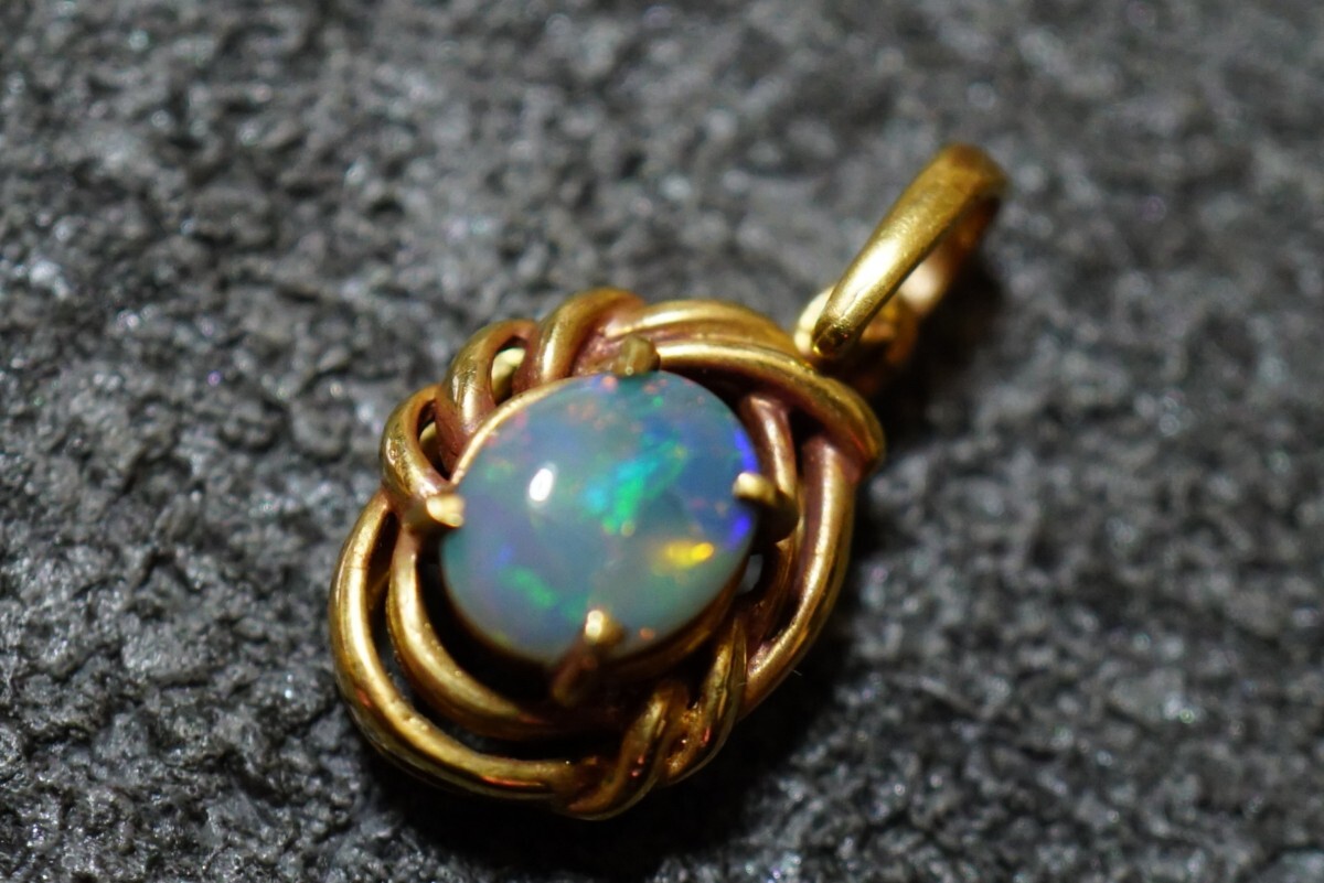 x3 18金 天然オパール opal ゴールドカラー ペンダント ヴィンテージ アクセサリー K18刻印 色石 宝石 カラーストーン ネックレス 装飾品(オパール)｜売買されたオークション情報 ...