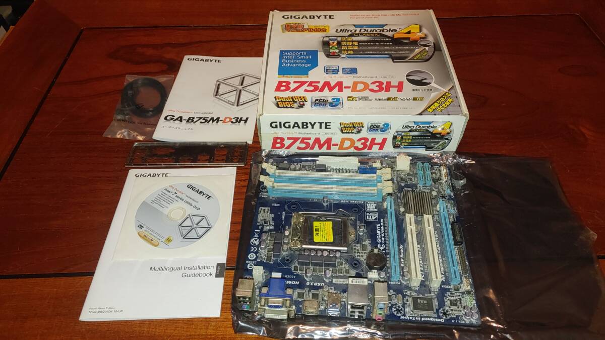 Yahoo!オークション - 中古品 GIGABYTE GA-B75M-D3H Rev.1.0 LGA1155