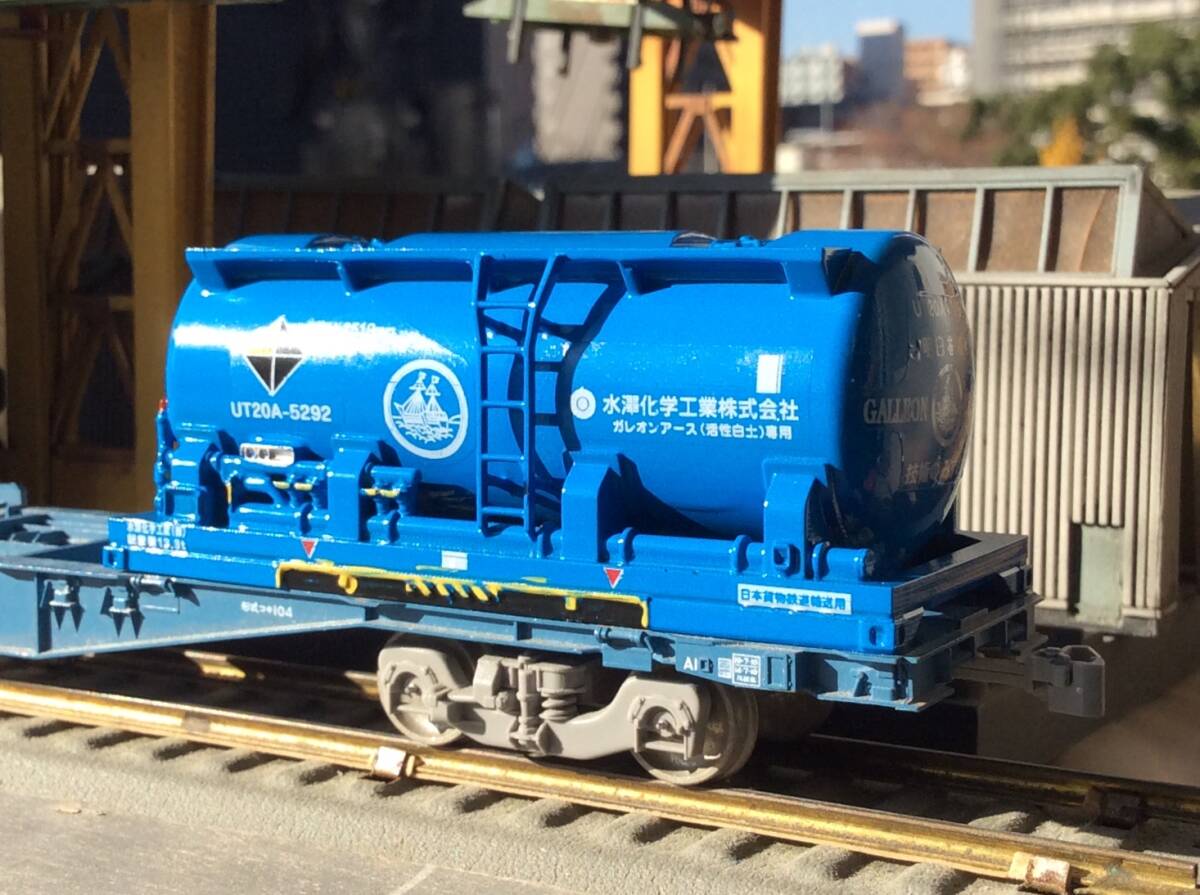 Yahoo!オークション - HO 完成品 UT20A 活性白土専用タンクコンテナ1...