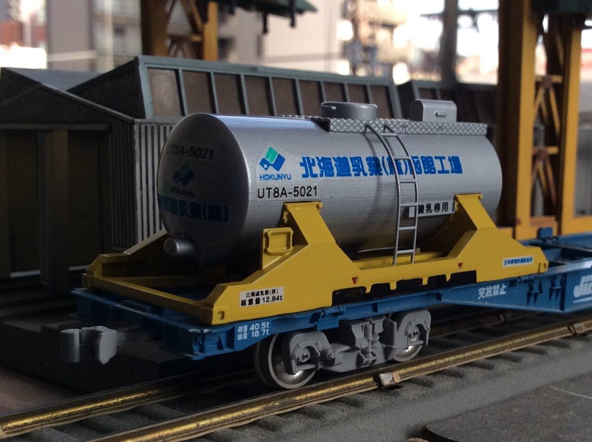 Yahoo!オークション - HO 完成品 UT8A 練乳専用タンクコンテナ1個 1円...