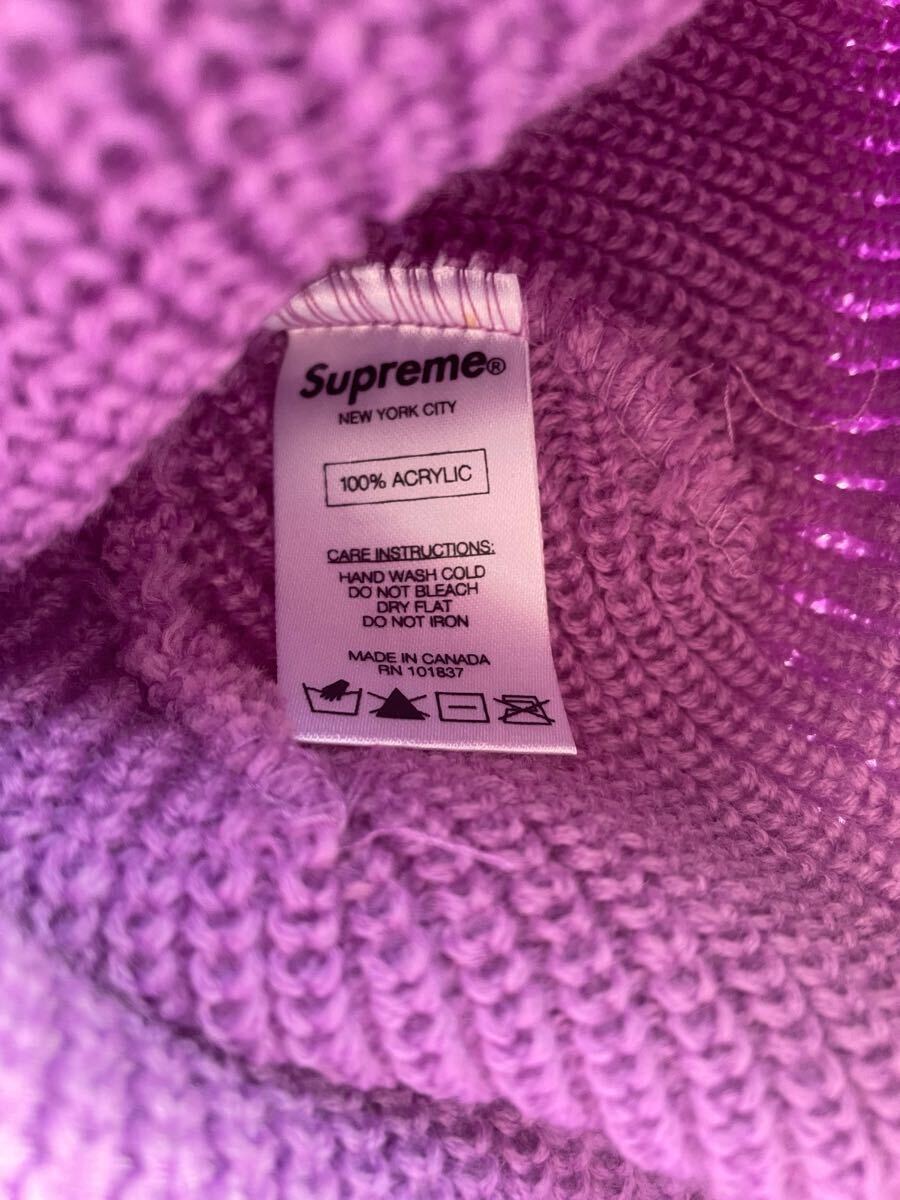 Yahoo!オークション - 美品 22ss Supreme Loose Gauge Beanie Bright P...