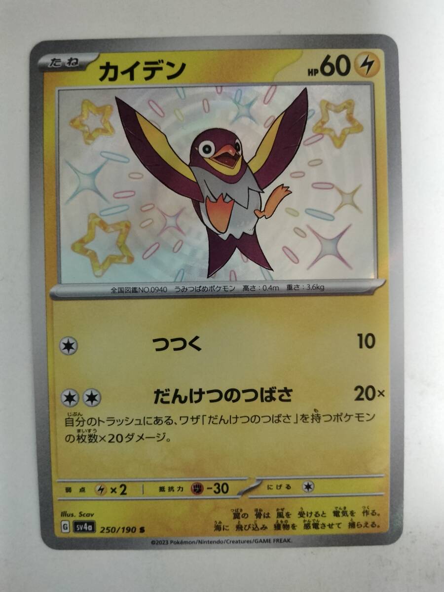 Yahoo!オークション - ポケモンカード カイデン SV4a 250/190 S 色違い