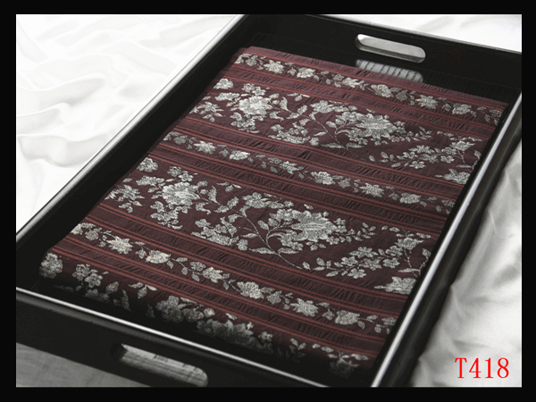 Yahoo!オークション - 蔵【T418】厳選逸品 横段更紗紋 黒鳶色地 気品豊...