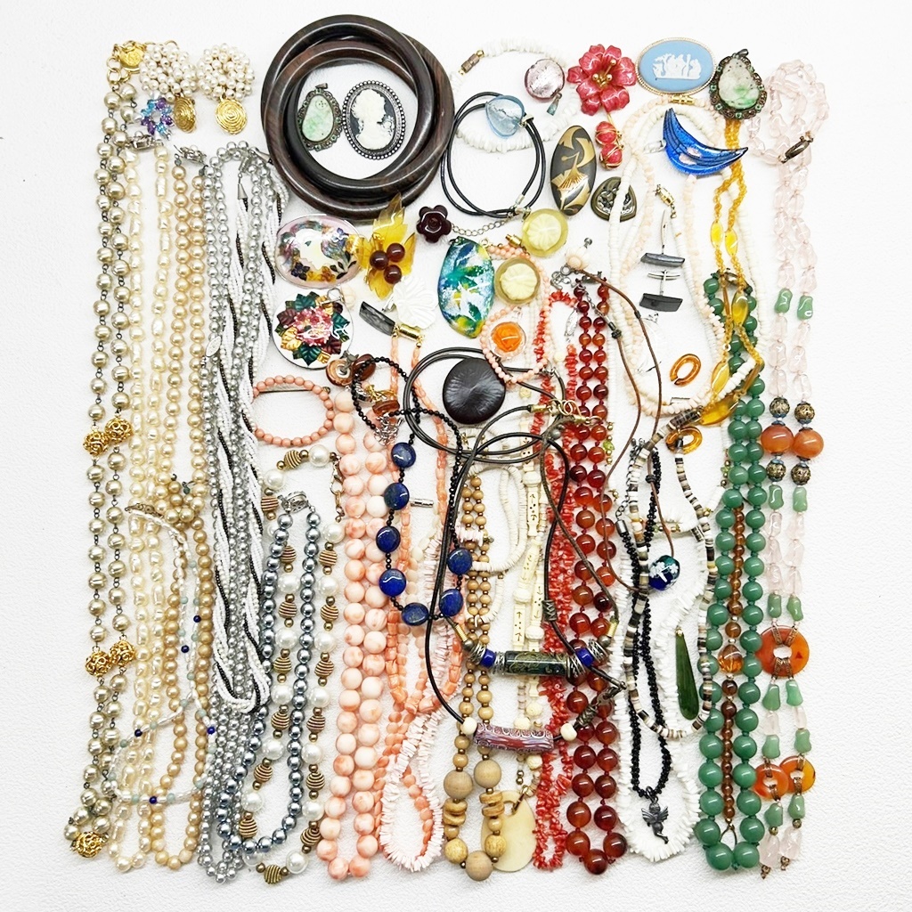 Yahoo!オークション - 【人気】アクセサリー まとめ 総重量 1 295g ネ...