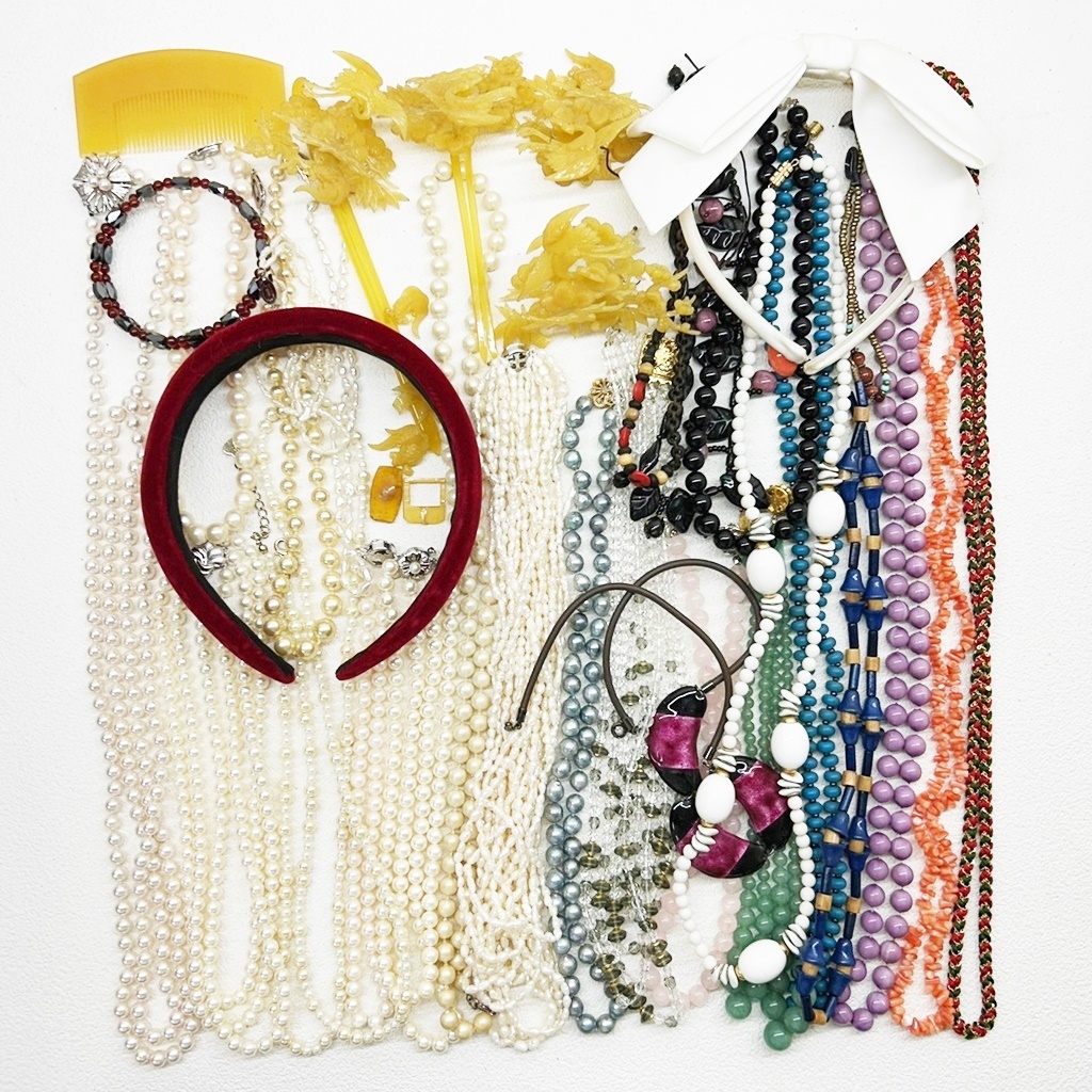 Yahoo!オークション - 【人気】アクセサリー まとめ 総重量 1 110g ネ...