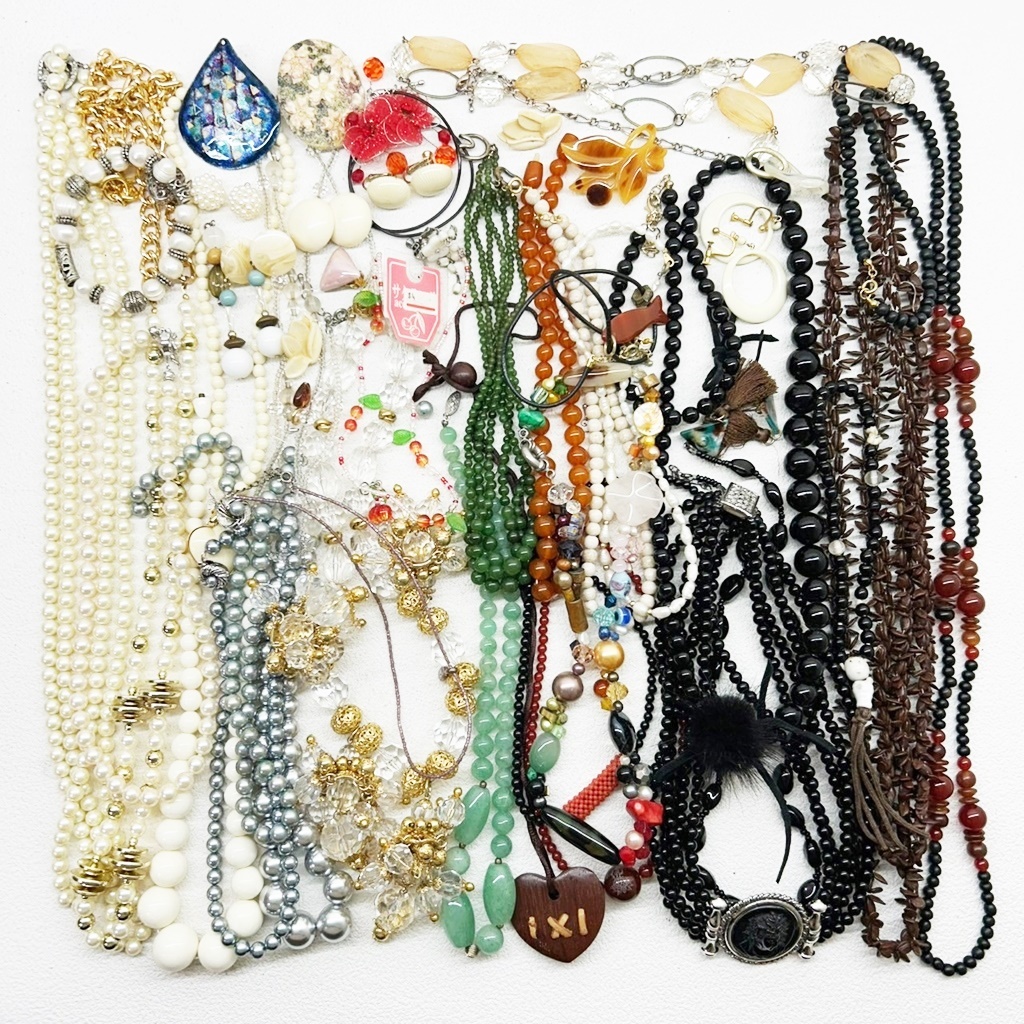 Yahoo!オークション - 【人気】アクセサリー まとめ 総重量 1 235g ネ...