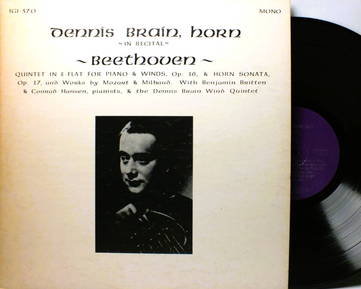Yahoo!オークション - LP IGI 370 【ホルン】デニス・ブレイン モーツ...