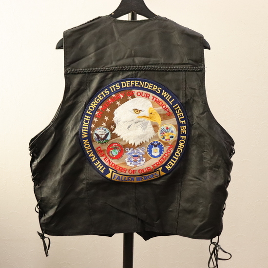 Yahoo!オークション - t54 80sビンテージ EXTREMEBIKER レザーベスト 1...