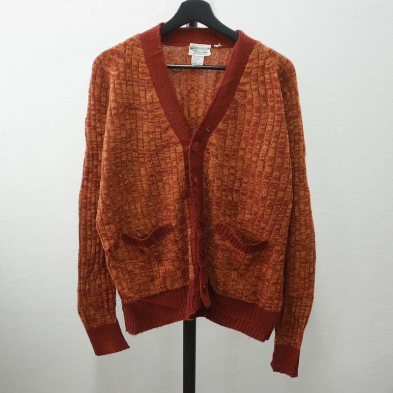 Yahoo!オークション - D118 80sビンテージ Kmart アクリルニットカーデ...