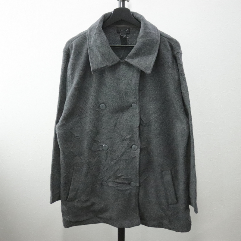 Yahoo!オークション - e987 90sビンテージ LAVON フリースコート 1990...