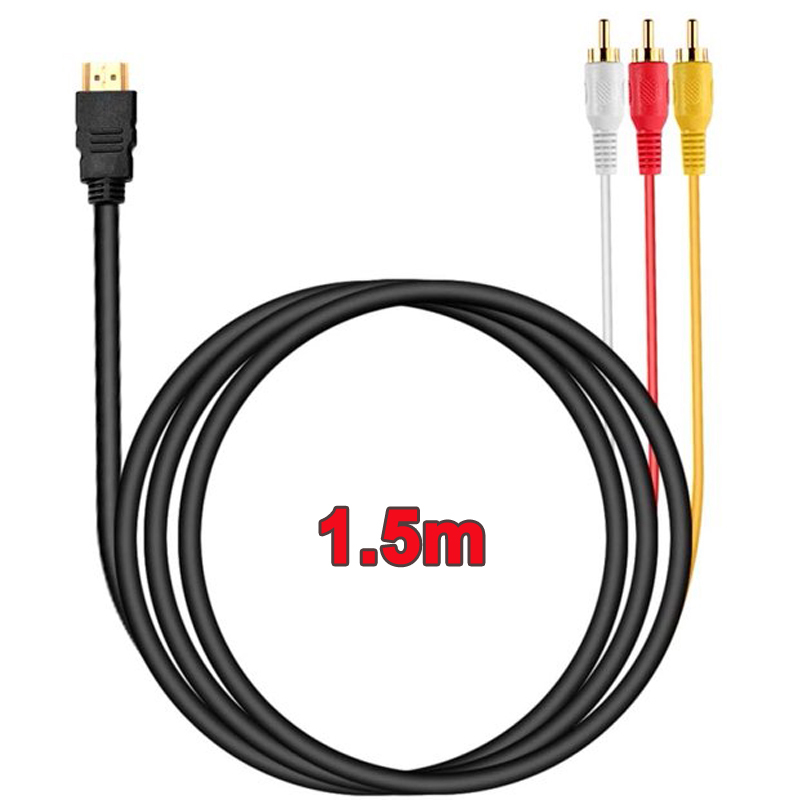 Yahoo!オークション - 1.5m HDMI to RCA変換ケーブル 2125