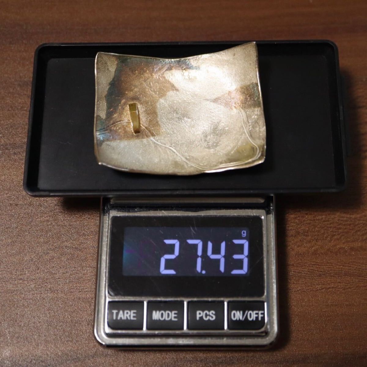 Yahoo!オークション - 【金工細工】シルバー SILVER K18 18金 刻印 在...