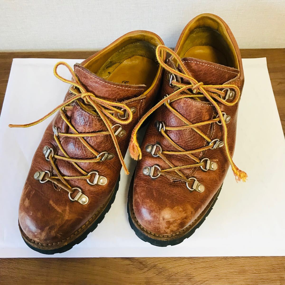 Yahoo!オークション - Danner ダナー トレッキングブーツ ブラウン 古...