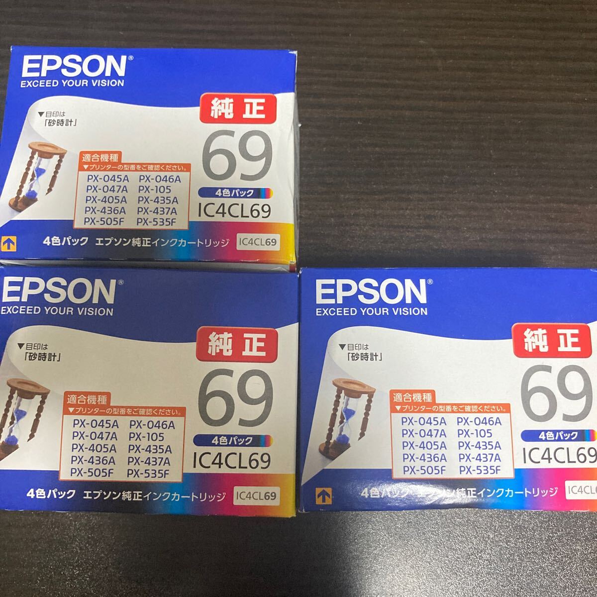 Yahoo!オークション - EPSON 純正インクカートリッジ IC4CL69 4色パッ...