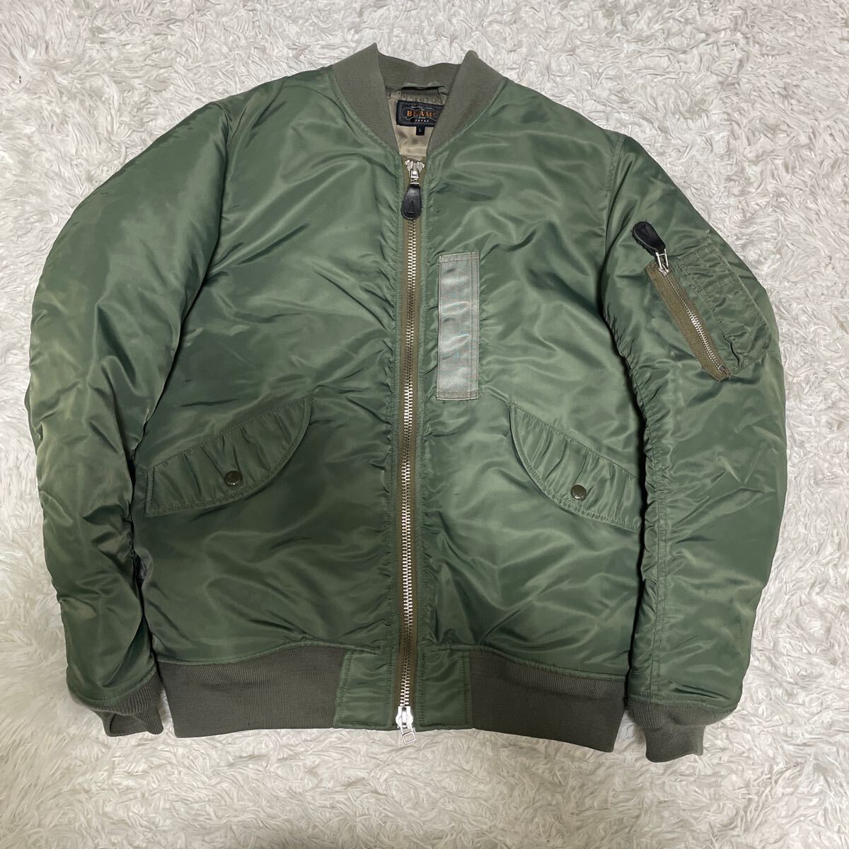 Yahoo!オークション - BEAMS＋ ビームスプラス フライトジャケット MA-...