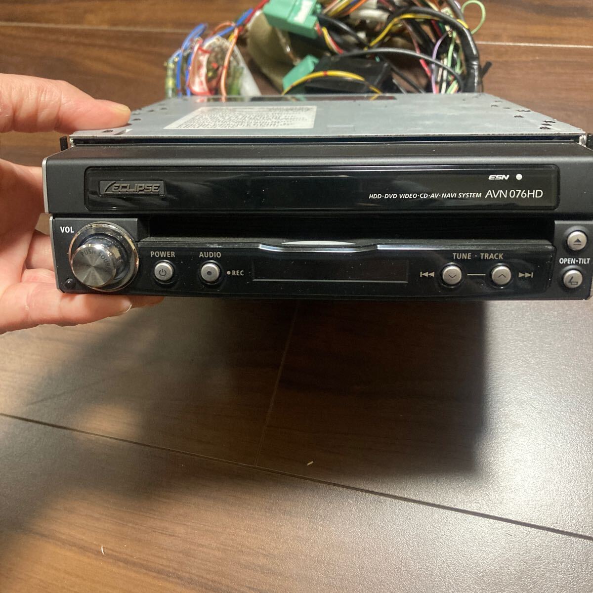 Yahoo!オークション - エクリプス1Dinナビ AVN076HD 動作品