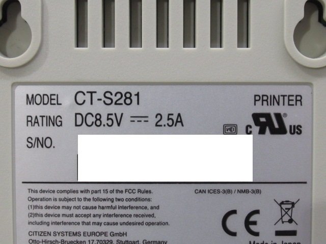 Yahoo!オークション - Ω 新R 0048 保証有 CITIZEN【 CT-S281 】シチズ...