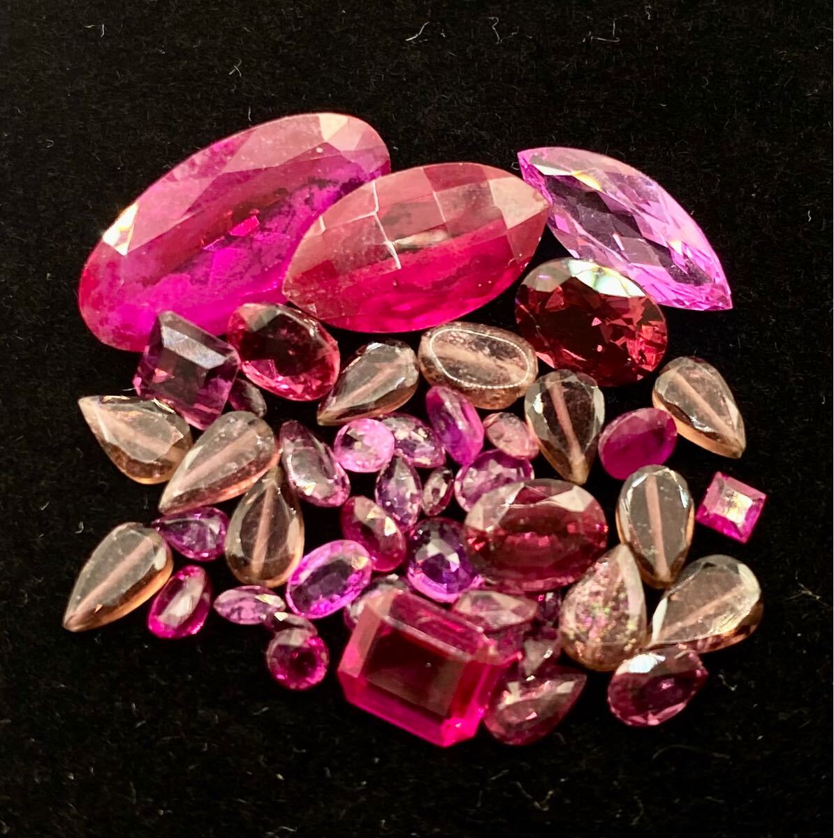 Yahoo!オークション - 【NK005】天然ルビー ルース 38.5ct 約7.7g 非加...