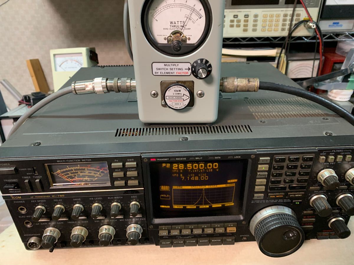 Yahoo!オークション - ICOM IC-780 動作品 サービスマニュアル付き要修...