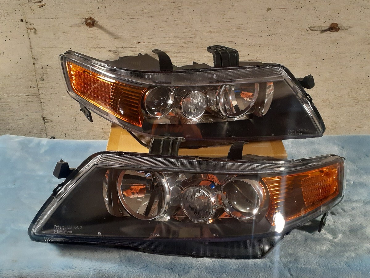 Yahoo!オークション - CL7 アコードユーロR US ヘッドライト 左右セッ...