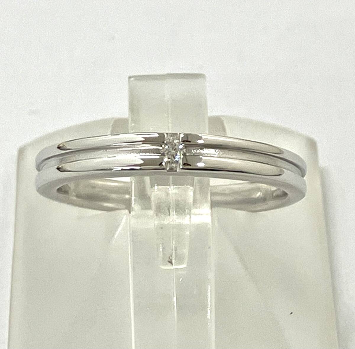 Yahoo!オークション - 4℃ K18WG 9号 3.0g ダイヤモンド付 ブランドア...