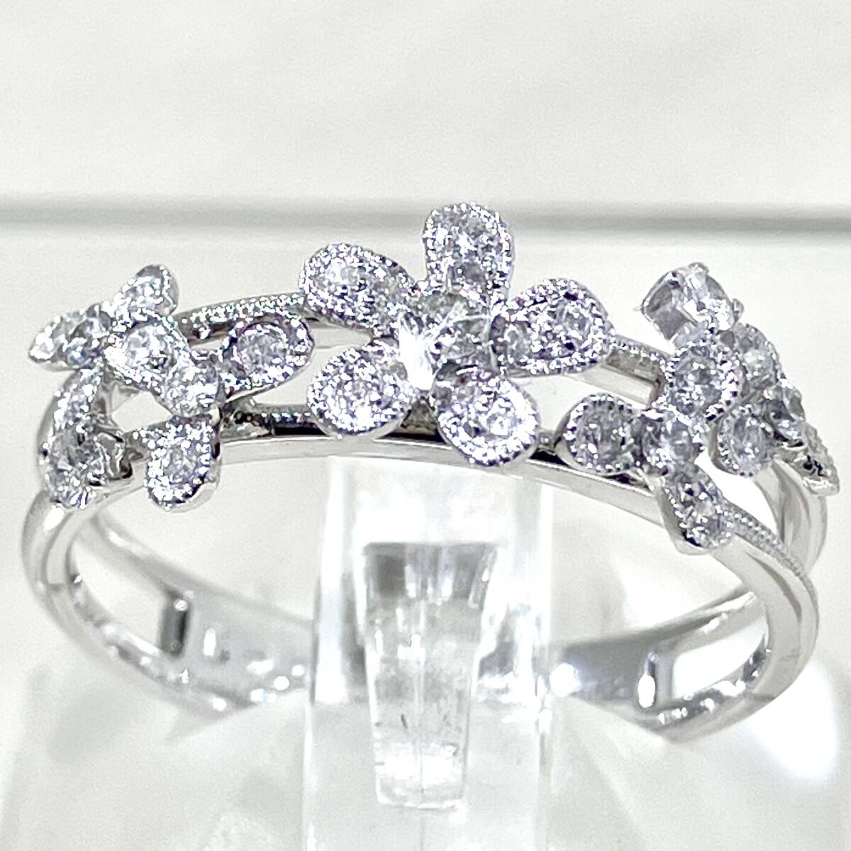 Yahoo!オークション - [新品仕上済み] K18 ダイヤモンド0.23ct 12号 ...