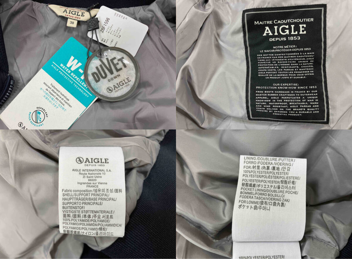 Yahoo!オークション - AIGLE エーグル ダウンジャケット レディースア...