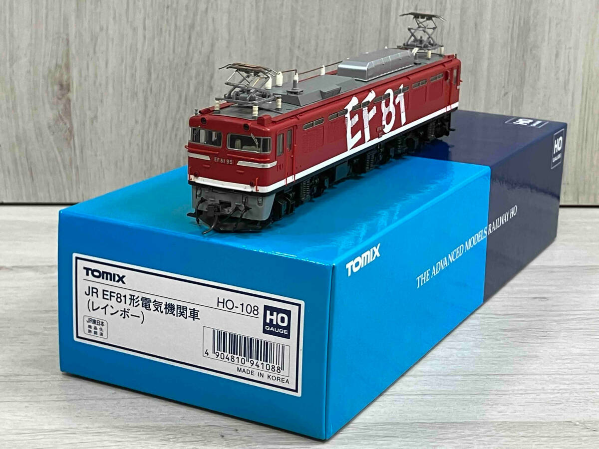 Yahoo!オークション - HOゲージ TOMIX HO-108 JR EF81形 電気機関車 ...